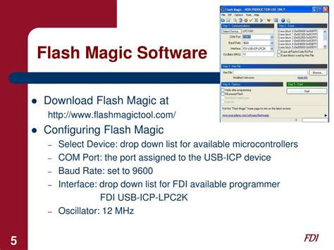 PPT In Circuit Programming For NXP Flash Microcontrollers PowerPoint Presentation ID