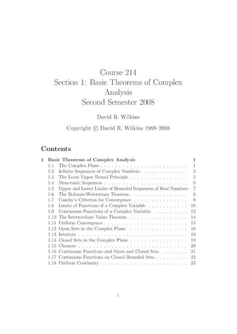 PDF Basic Theorems In Complex Analysis DOKUMEN TIPS