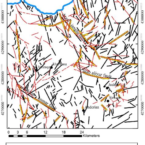 Lineament Map Generated After Directional Filtering Operation Download Scientific Diagram