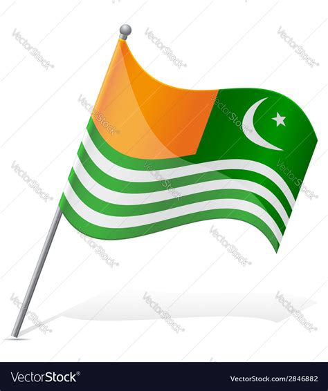 Flag Of Azad Kashmir Royalty Free Vector Image