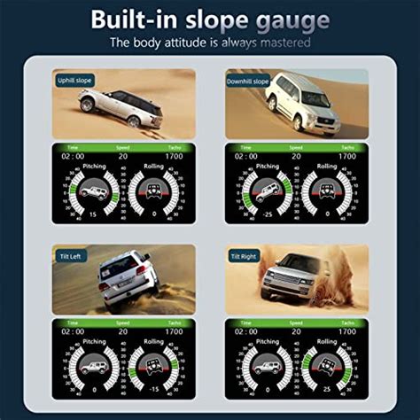 ACECAR OBD Gauge Display Multi Data Monitor Head Up Display Plug And Play HUD Accurate And