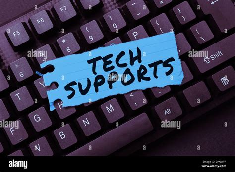 Text Caption Presenting Tech Supports Word For Help Given By Technician Online Or Call Center