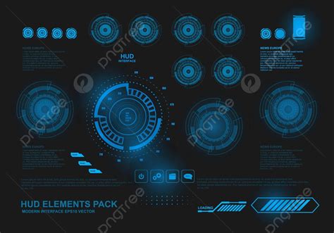 Futuristic Virtual Graphic Touch User Interfacetarget Cyberspace System Interface Vector
