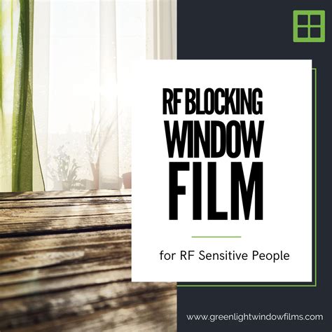 Rf Blocking Window Film For Rf Sensitive People Greenlight Window Films
