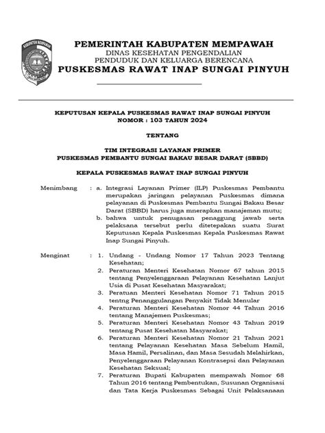 Sk Tim Ilp Pustu Sbbd Pdf