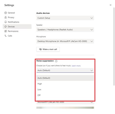 Microsoft Teams Noise Suppression Foundation IT
