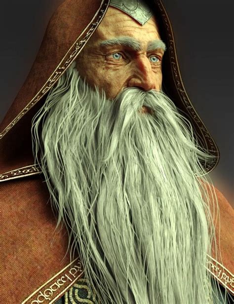Wise Wizard Beard For Genesis 8 Males Render State