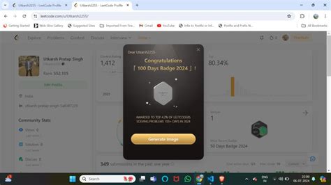 Utkarsh Pratap Singh On Linkedin Leetcode