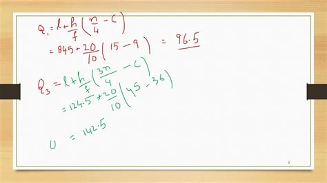 Quantiles Grouped Data Youtube