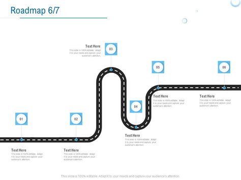 Enterprise Thesis Roadmap Six Stage Process Ppt Slides Deck Pdf