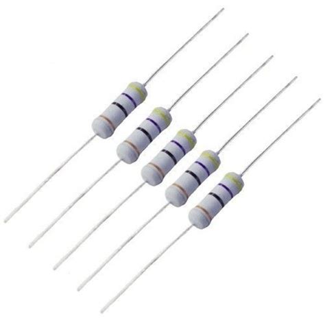 10 Ohm Resistor 1 Watt 5 Pieces Pack Buy Online At Low Price In