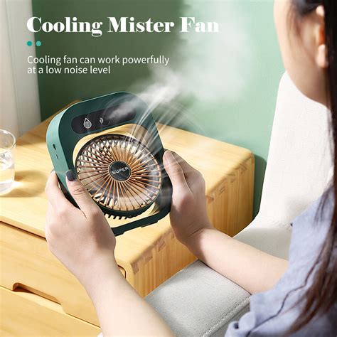 Electric Fan Wind Speeds Room Fan With Spray Fan With Speeds Room Office Portable Spray Fan
