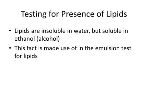 Ppt Macromolecule Tests Powerpoint Presentation Free Download Id 2331097