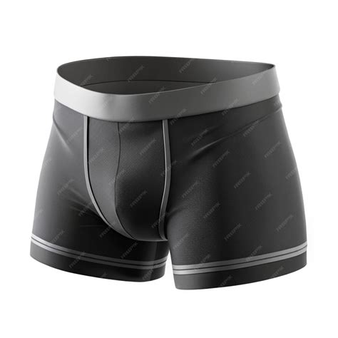 3d Modern Mens Underwear And Underpants Mockup On White Background
