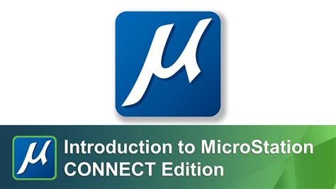 Introduction To MicroStation CONNECT Edition YouTube