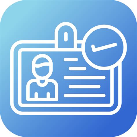 Id Verification Vector Icon 26336727 Vector Art At Vecteezy