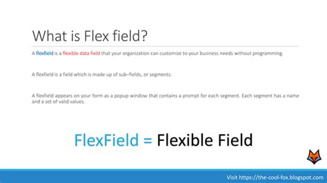 Understanding Flex Fields With Accounting Flexfieldschart Of Accounts