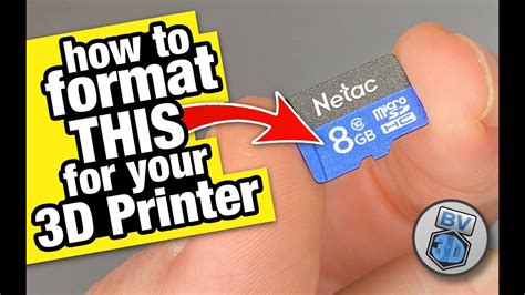 How To Format Your Sd Card For Your 3d Printer Tips Tricks And Short Videos 3d Printing Space