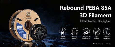 Siraya Tech Rebound Peba 85a Flexible Filament The Super