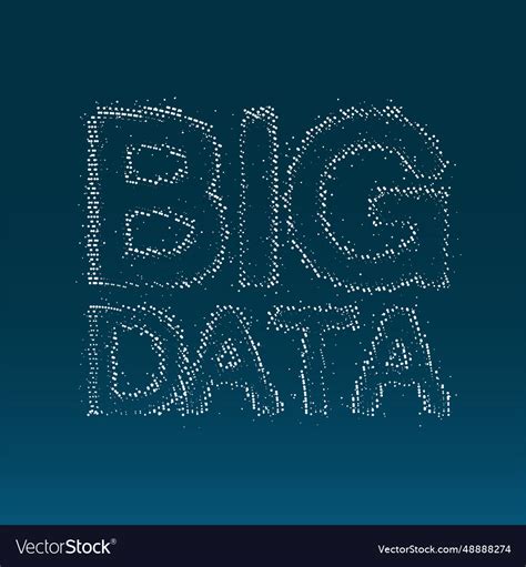 Big Data Code Representation Royalty Free Vector Image