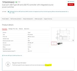 TPS65994AD GUI Customization Tool Power Management Forum Power Management TI E2E Support