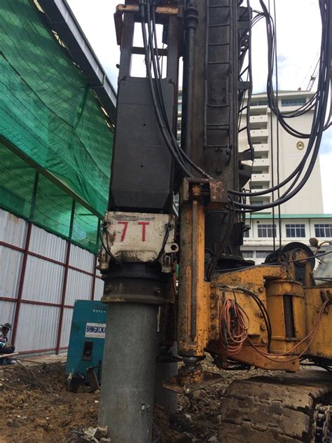 Spt Geotech ทดสอบ Dynamic Pile Load Test