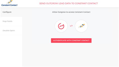 Constant Contact And Outgrow Native Integration