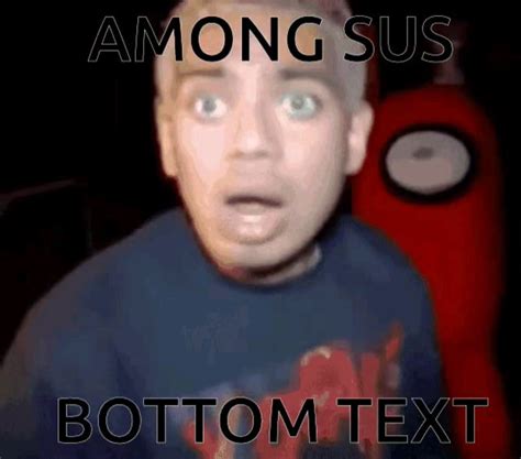 Top Text R Amogus