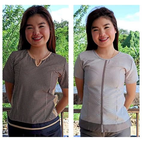 Real Fit Ready To Wear Non Teaching Personnel Uniform Sold By Set Shopee Philippines