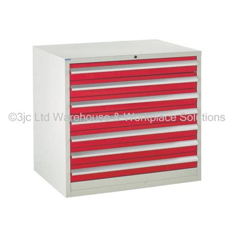 Euroslide Storage Cabinet 7 Drawer 825mm 3jc