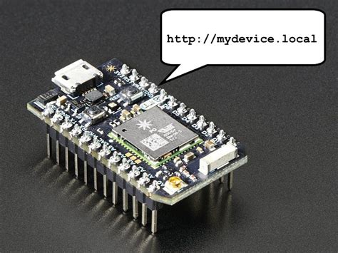 iot device management with mdns and webduino