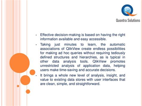 Ppt Qlikview Training Classes By Quontra Solutions Powerpoint