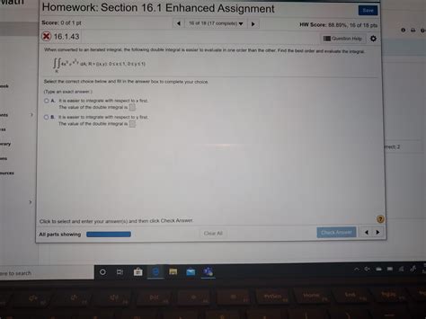 Solved Vill Save Homework Section 16 1 Enhanced Assignment