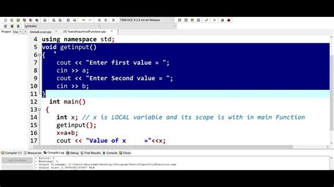 18 Global And Local Variables Youtube