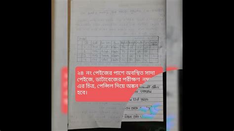 ict ব্যবহারিক খাতা ict practical khata chapter 6 dbms ict