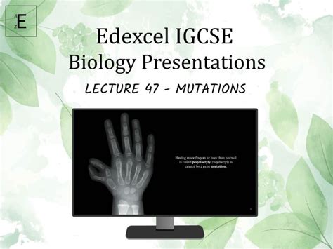 Edexcel Igcse Biology Lecture 47 Mutations Teaching Resources Edexcel Igcse Biology Lecture 47 Mutations Teaching Resources