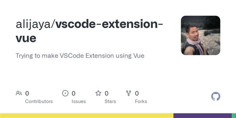 GitHub Alijaya Vscode Extension Vue Trying To Make VSCode Extension Using Vue