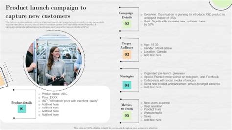 Market Research To Determine Business Opportunities Product Launch Campaign To Capture New