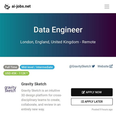 Hiring Data Engineer Rremoteworking