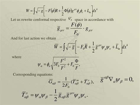Ppt The Role Of Conformal Coupled Scalar Field In Cosmology