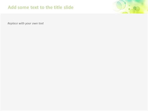 Free Google Slides Template Design Bubbles With Gradation Effect