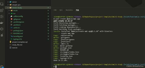 【umijs学习】01 快速上手umijs教程 Csdn博客