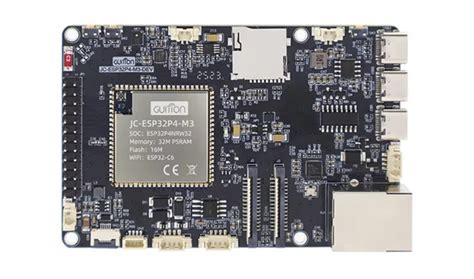 14 Development Board Features Guition Esp32 P4 Esp32 C6 Module Cnx Software