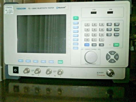 Tescom Tc 3000c Bluetooth Analyzer Generator Opt 30 Protocol Lmp Hci Sdp L2cap Ebay