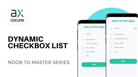 Dynamic Checkbox List Axure Rp Noob To Master Ep70 Youtube