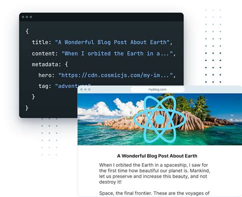 React Cms Cosmic