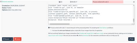 opensfm reconstruct exception · issue 895 · opendronemap odm · github
