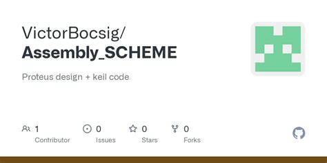 Github Victorbocsigassemblyscheme Proteus Design Keil Code