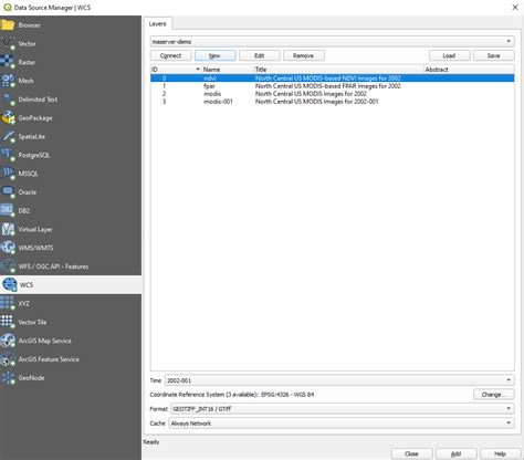 Does QGIS Support WMS WCS Connections That Use Path Variables Geographic Information Systems