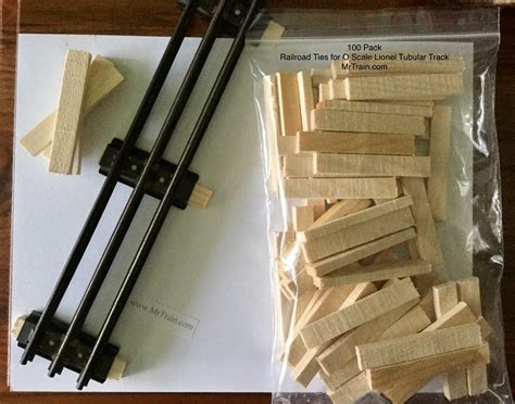 Railroad Ties For Lionel O Scale Tubular Track Mrtrain
